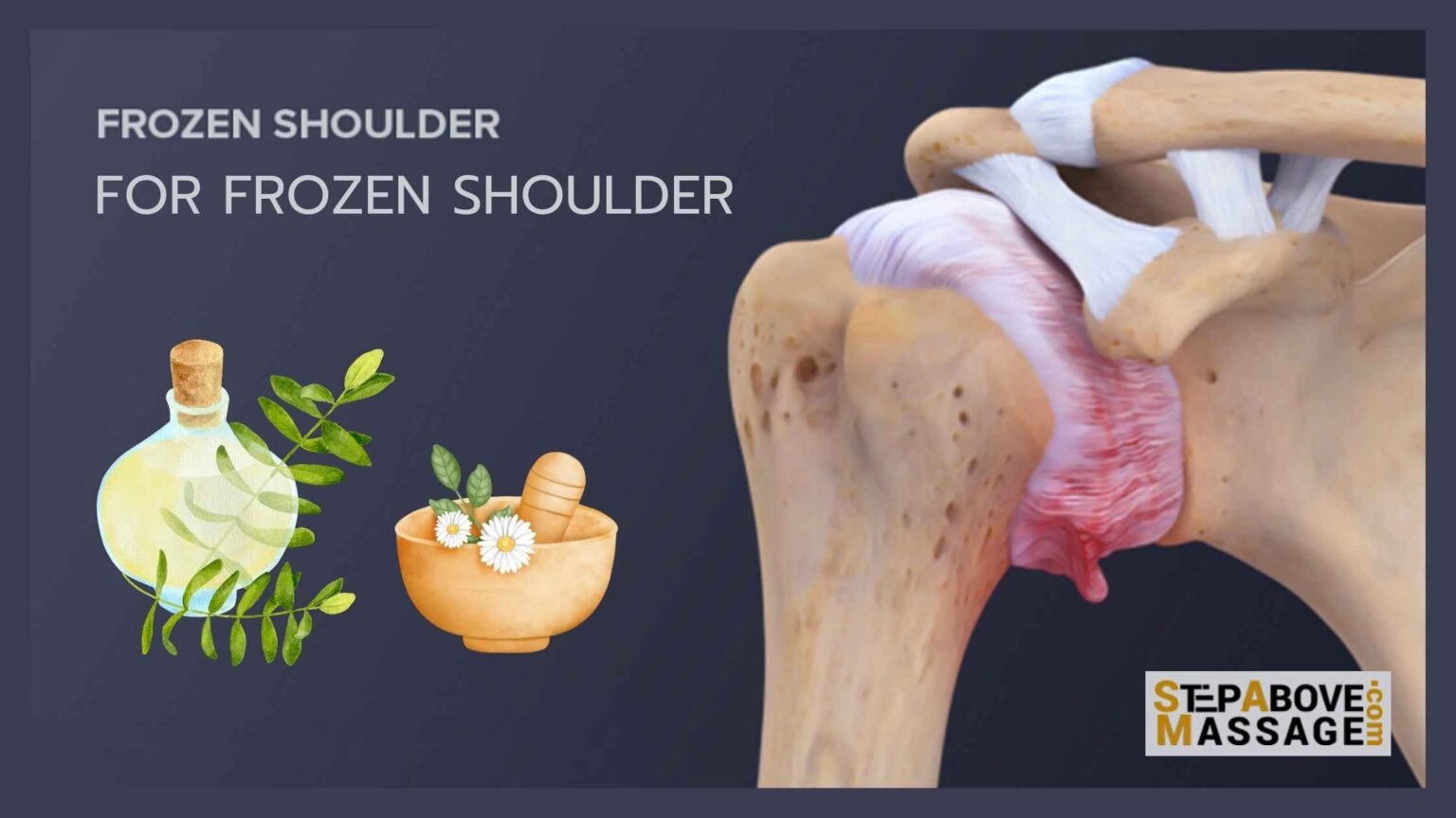 How to Use Essential Oils for Frozen Shoulder Relief - Step Above Massage